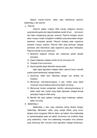 DNA Rekombinan | DOCX