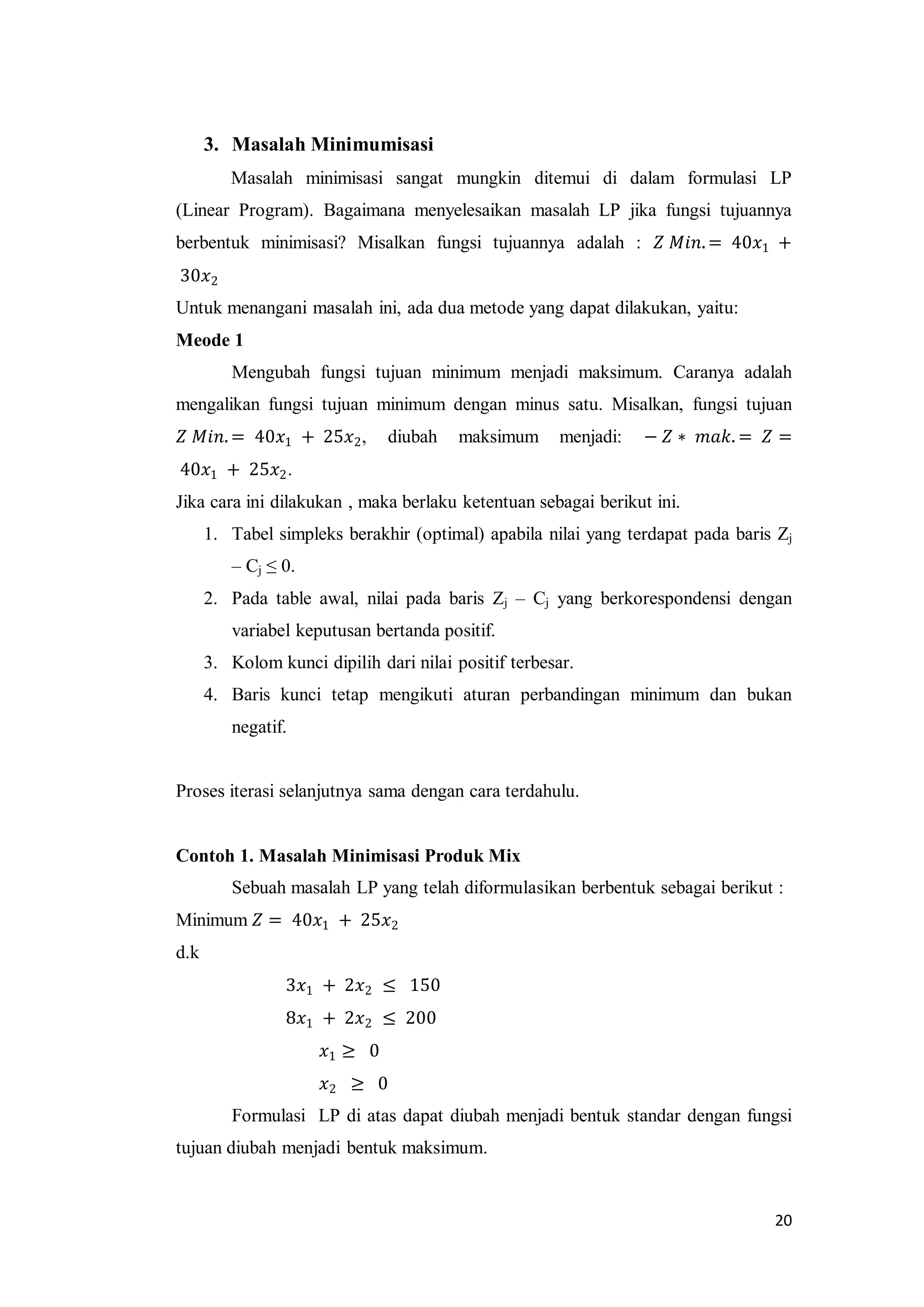Makalah kelompok 4 metode simpleks | PDF