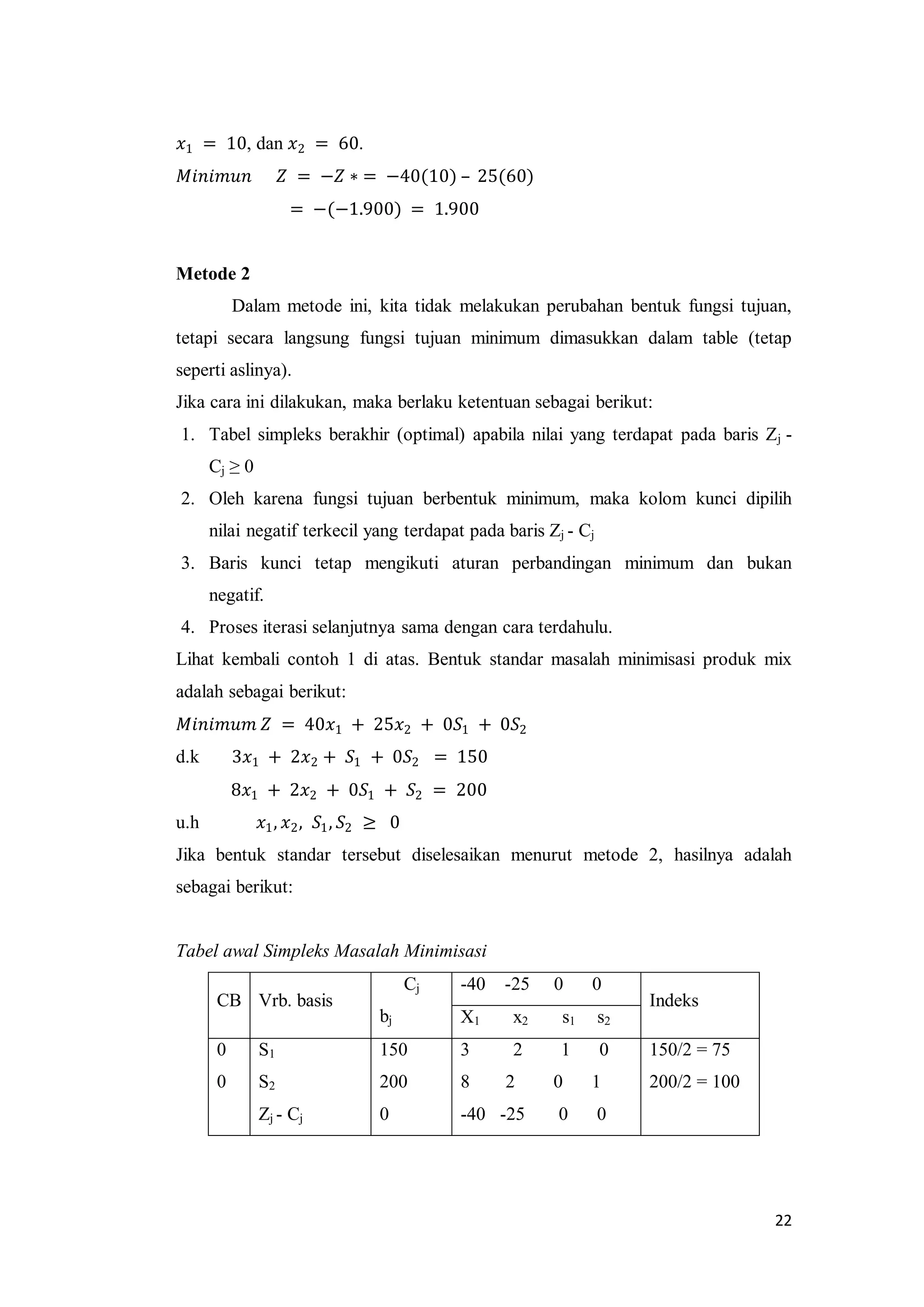 Makalah kelompok 4 metode simpleks | PDF