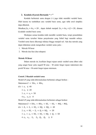 Makalah kelompok 4 metode simpleks | PDF