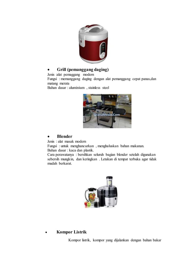 peralatan penyelenggaraan makanan | DOCX