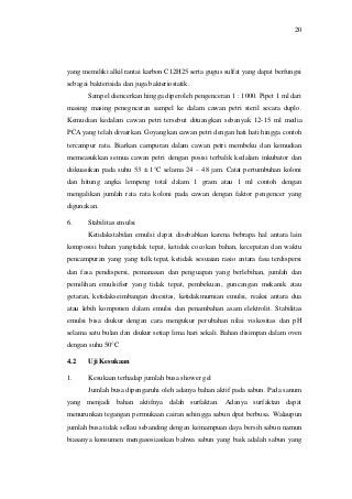 makalah sabun gel | PDF