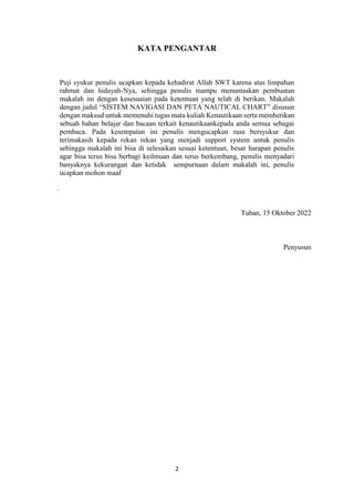 Makalah Kenautikaan - Sistem Navigasi dan Peta Nautical Chart (By. Redy Dava Pradana) | PDF