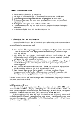 Makalah Kenautikaan - Sistem Navigasi dan Peta Nautical Chart (By. Redy Dava Pradana) | PDF