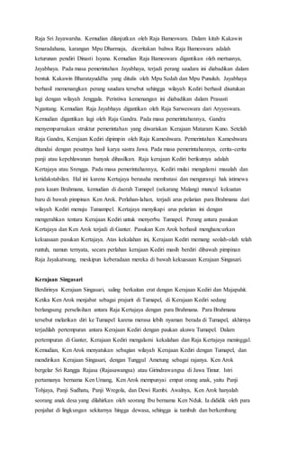 Makalah kerajaan hindu budha di indonesia | PDF