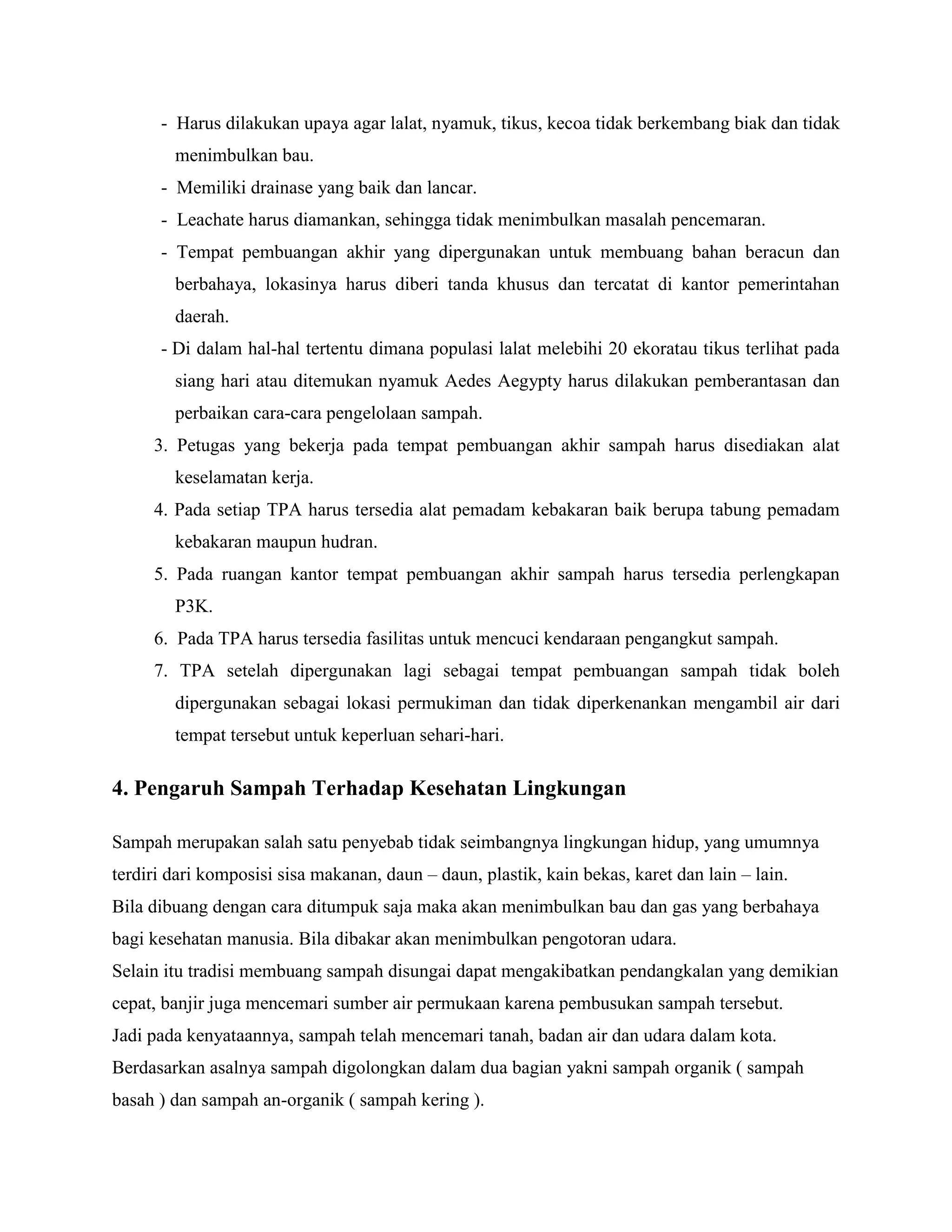 Makalah kesling pembuangan sampah | DOCX