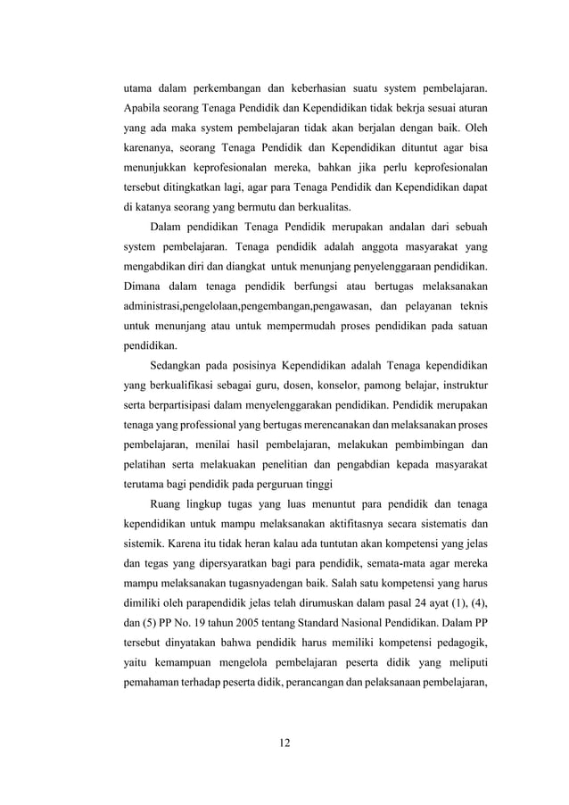 MAKALAH KEWAJIBAN PENDIDIK DAN TENAGA KEPENDIDIKAN (PTK).docx
