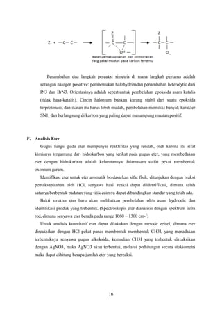 ANALISIS SENYAWA (ALKANA, SIKLOALKANA, ALKENA, ALKUNA, ALKOHOL DAN ETER ...