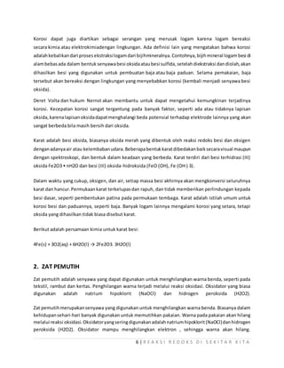 Makalah kimia reaksi redoks | DOCX
