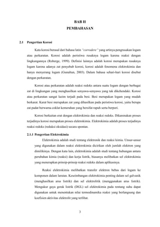 MAKALAH KIMIA KOROSI | PDF