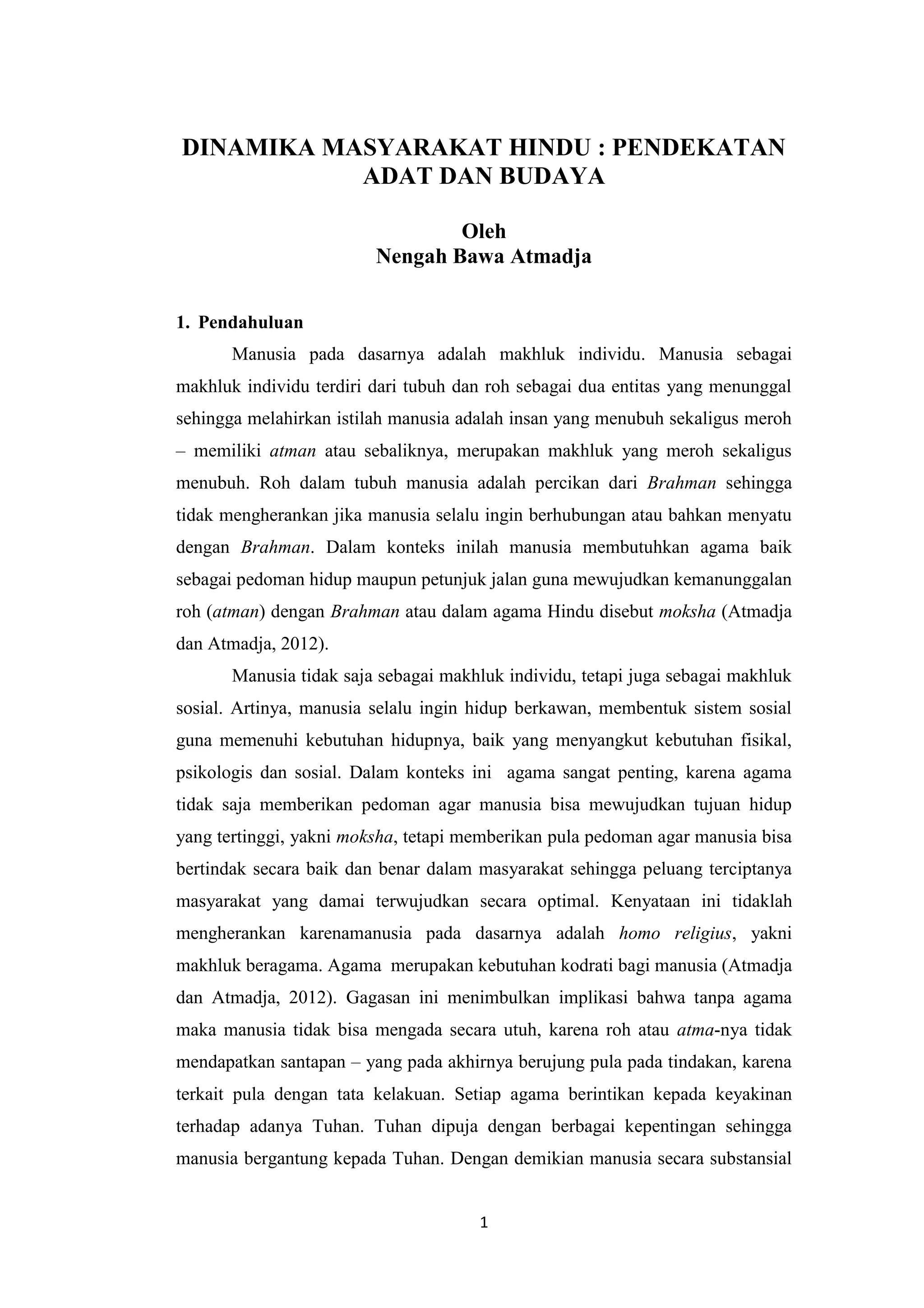 Makalah kkn ihdn | PDF