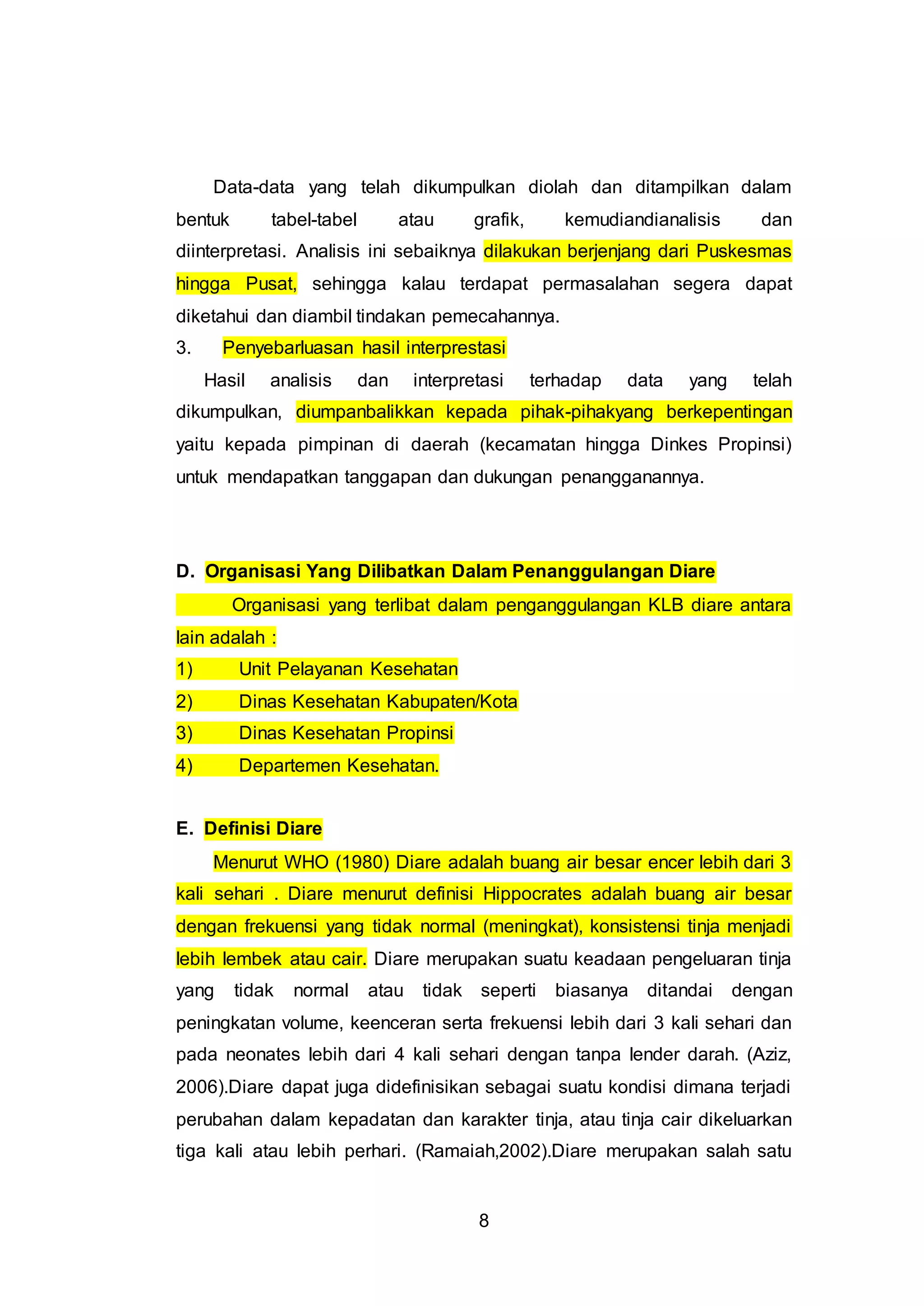 Makalah KLB DIARE klp 2 | DOCX