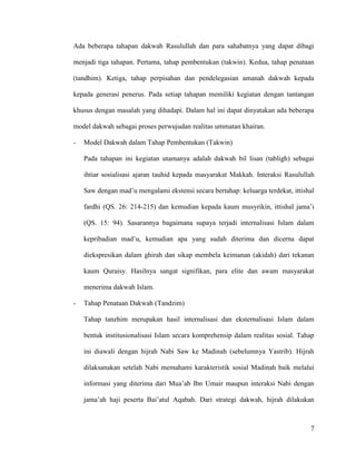 Struktur Teori Dakwah dalam Unsur-Unsur Dakwah | PDF