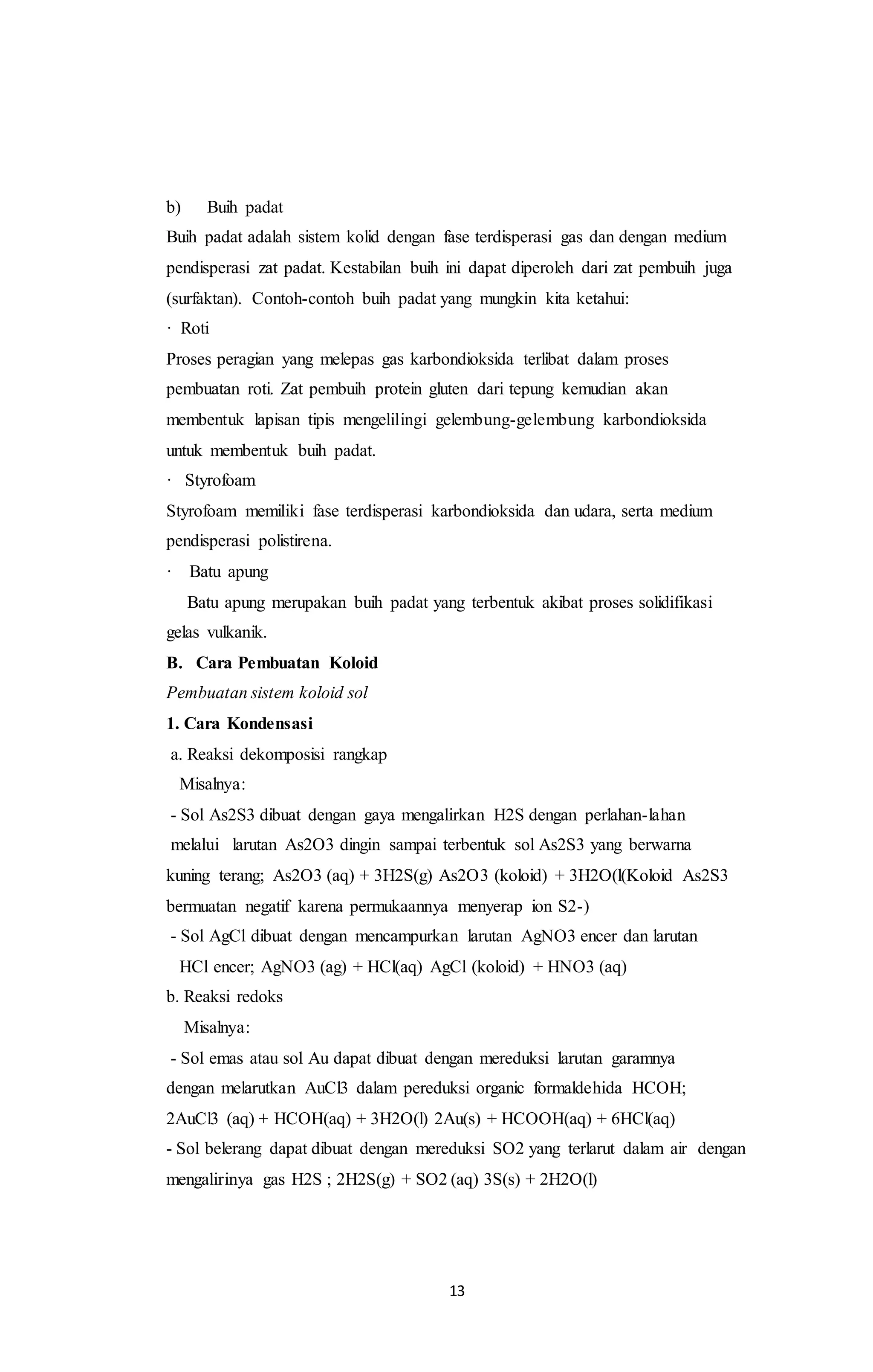 Makalah koloid 3 | DOCX