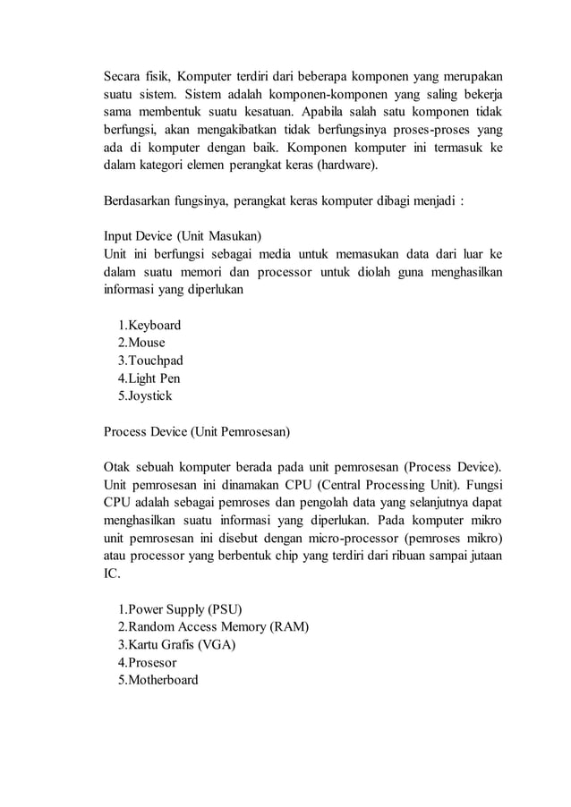 Makalah komponen sistem informasi | DOCX