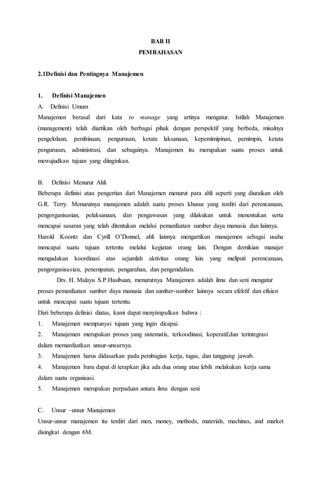 Makalah Konsep Dasar Manajemen Docx