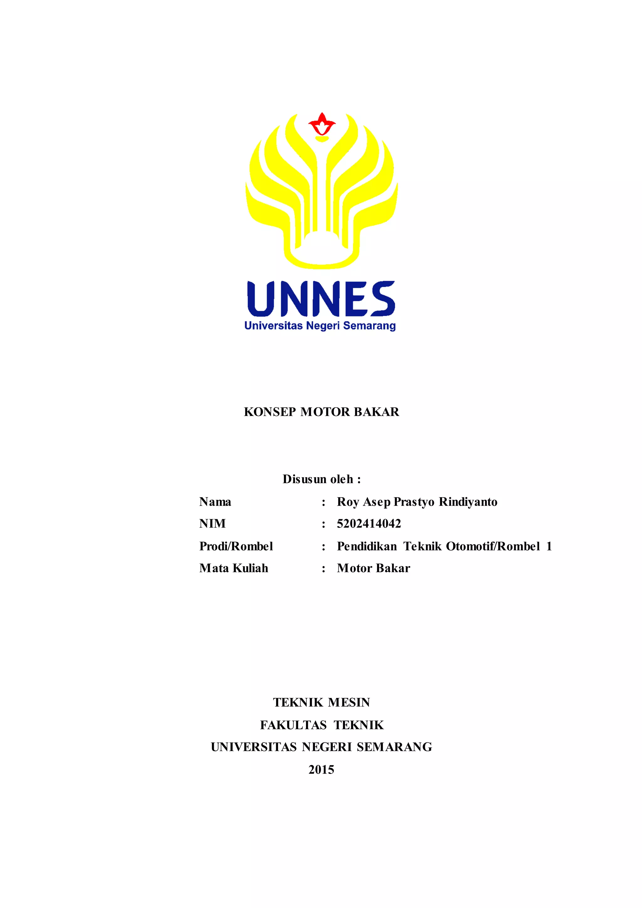 Konsep Motor Bakar | PDF