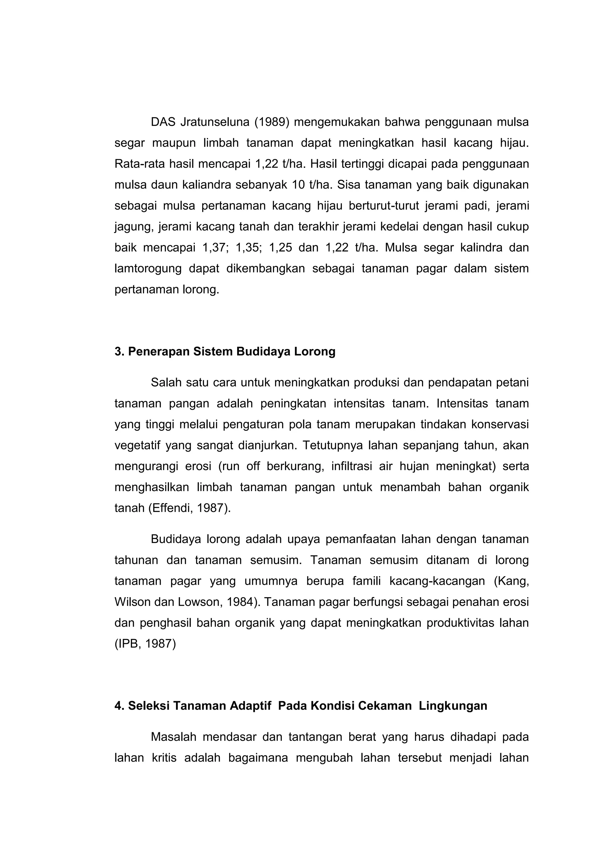 Makalah konservasi tanah dan air UNSRI | DOCX