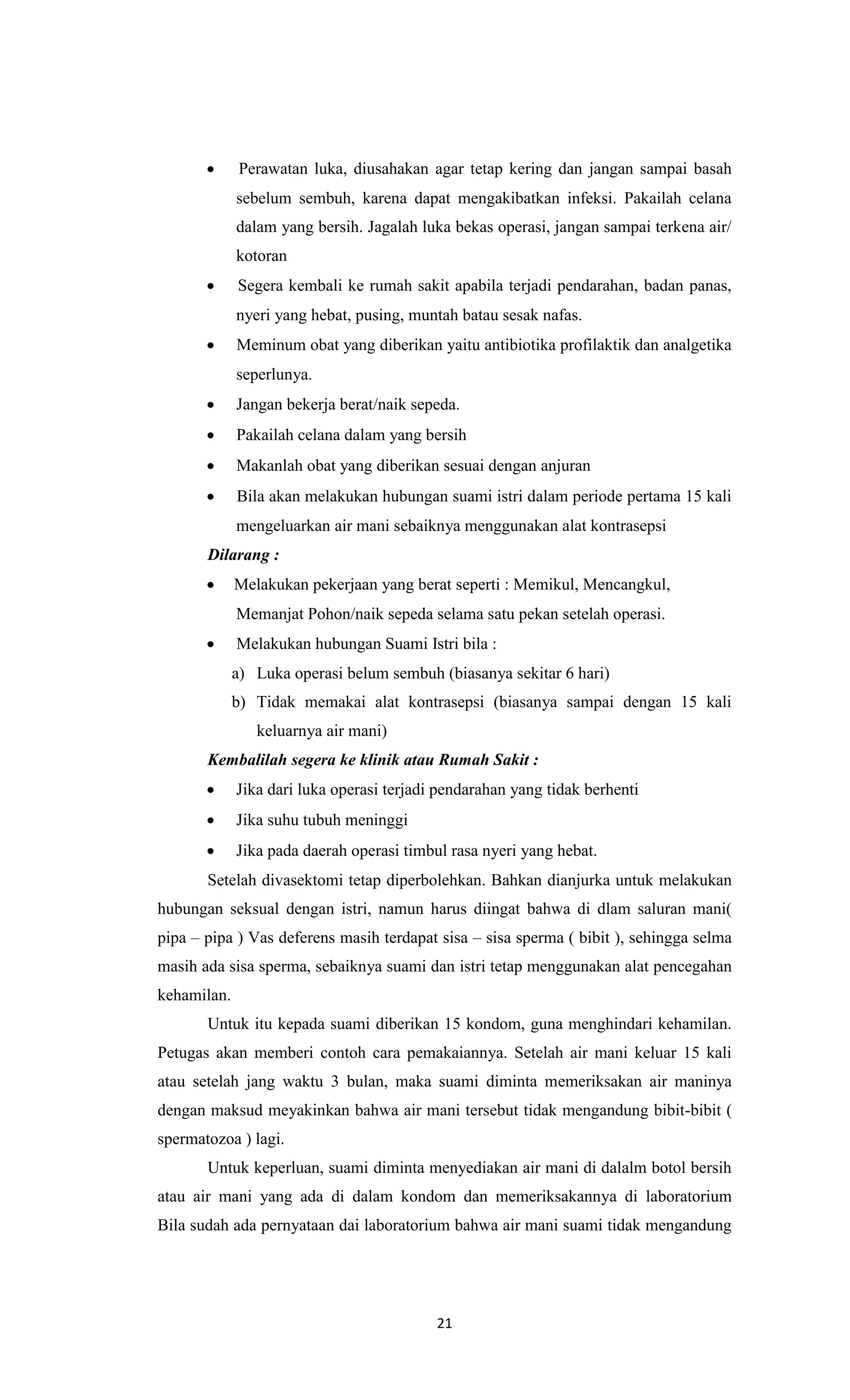 Makalah kontrasepsi suntik n vasektomi | DOCX