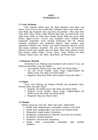 Karya Tulis Ilmiah | DOCX