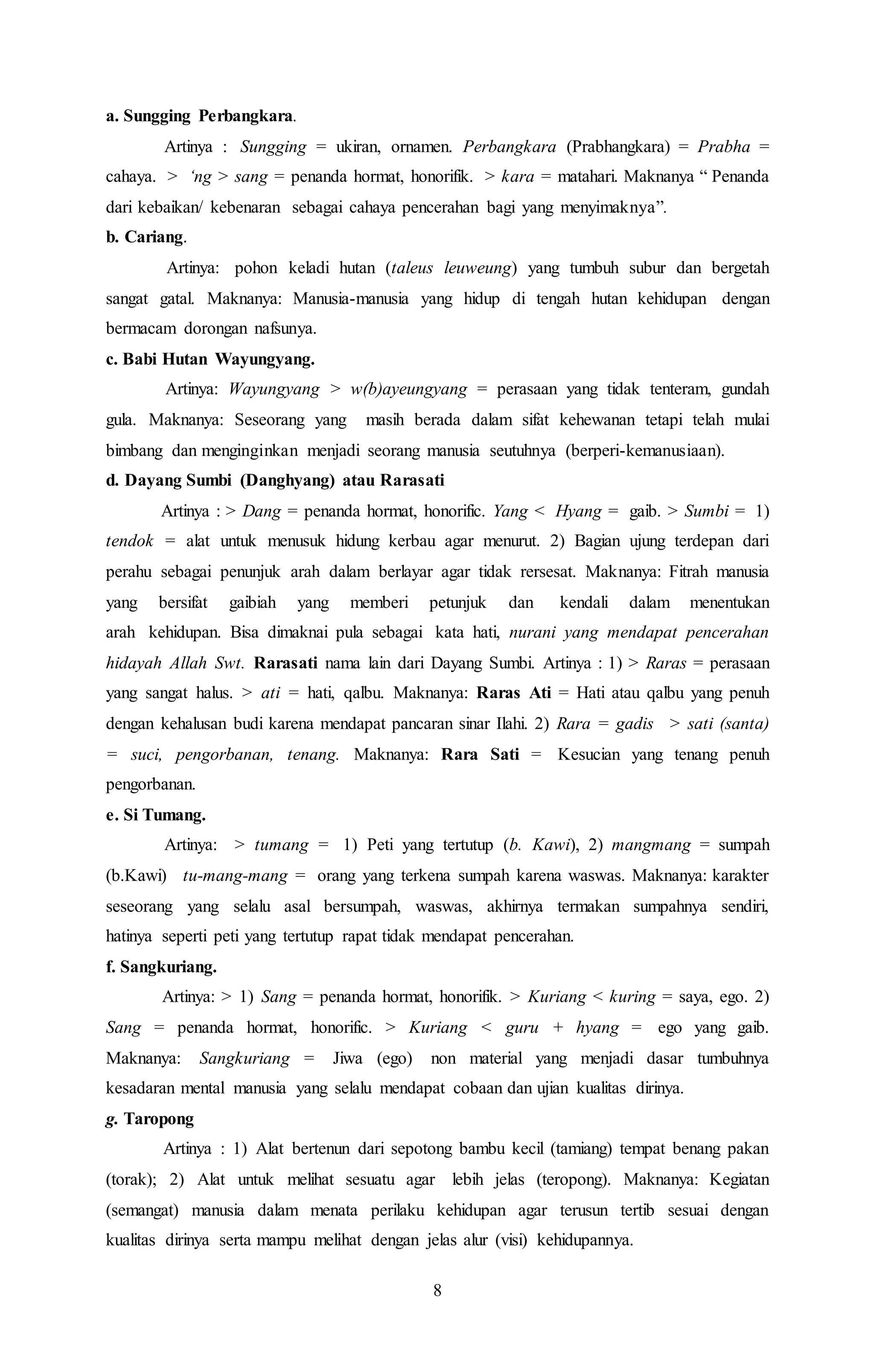 Makalah legenda sangkuriang | DOCX