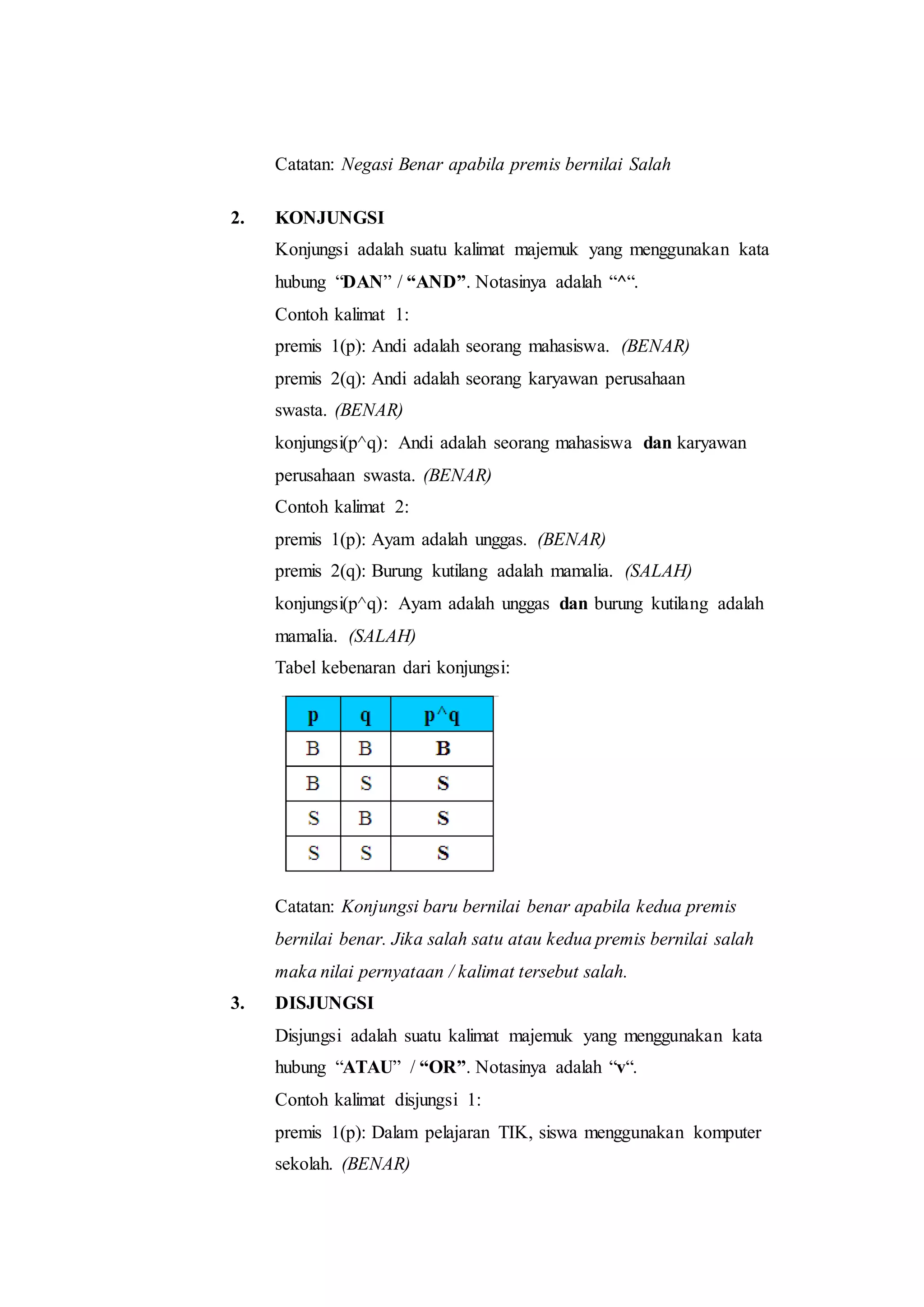 Makalah logika informatika | DOCX