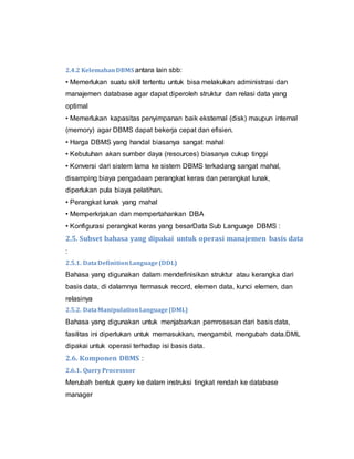 Makalah management data | PDF
