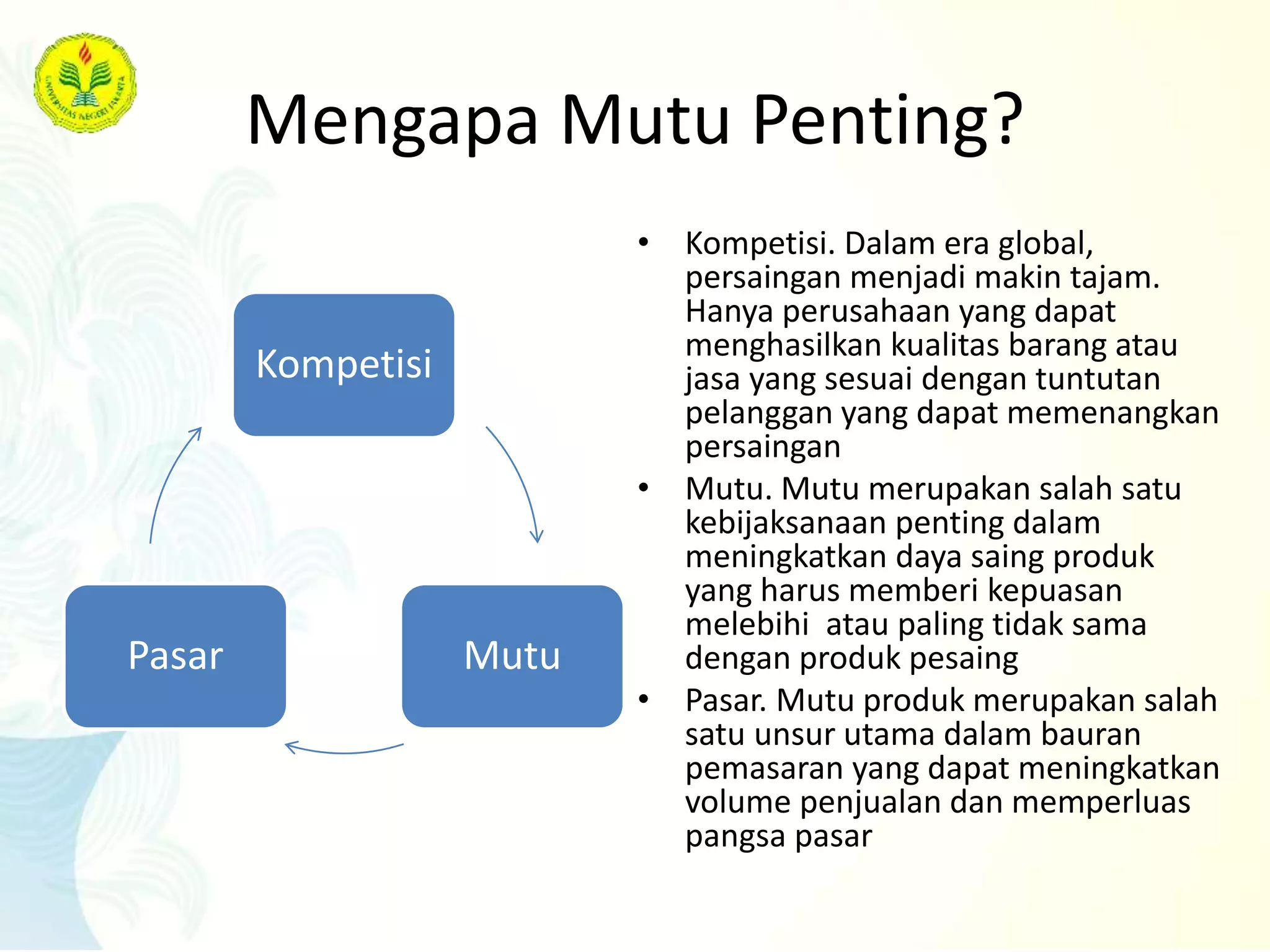 Makalah manajemen mutu | PPTX