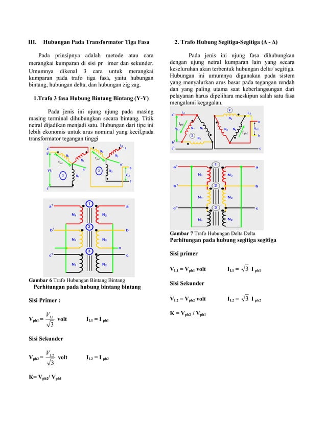makalah trafo 3 fasa Elektro UnDip | PDF