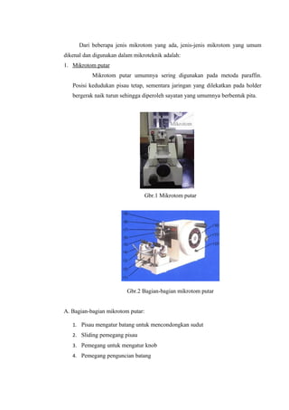 Makalah mata kuliah mikroteknik | DOC