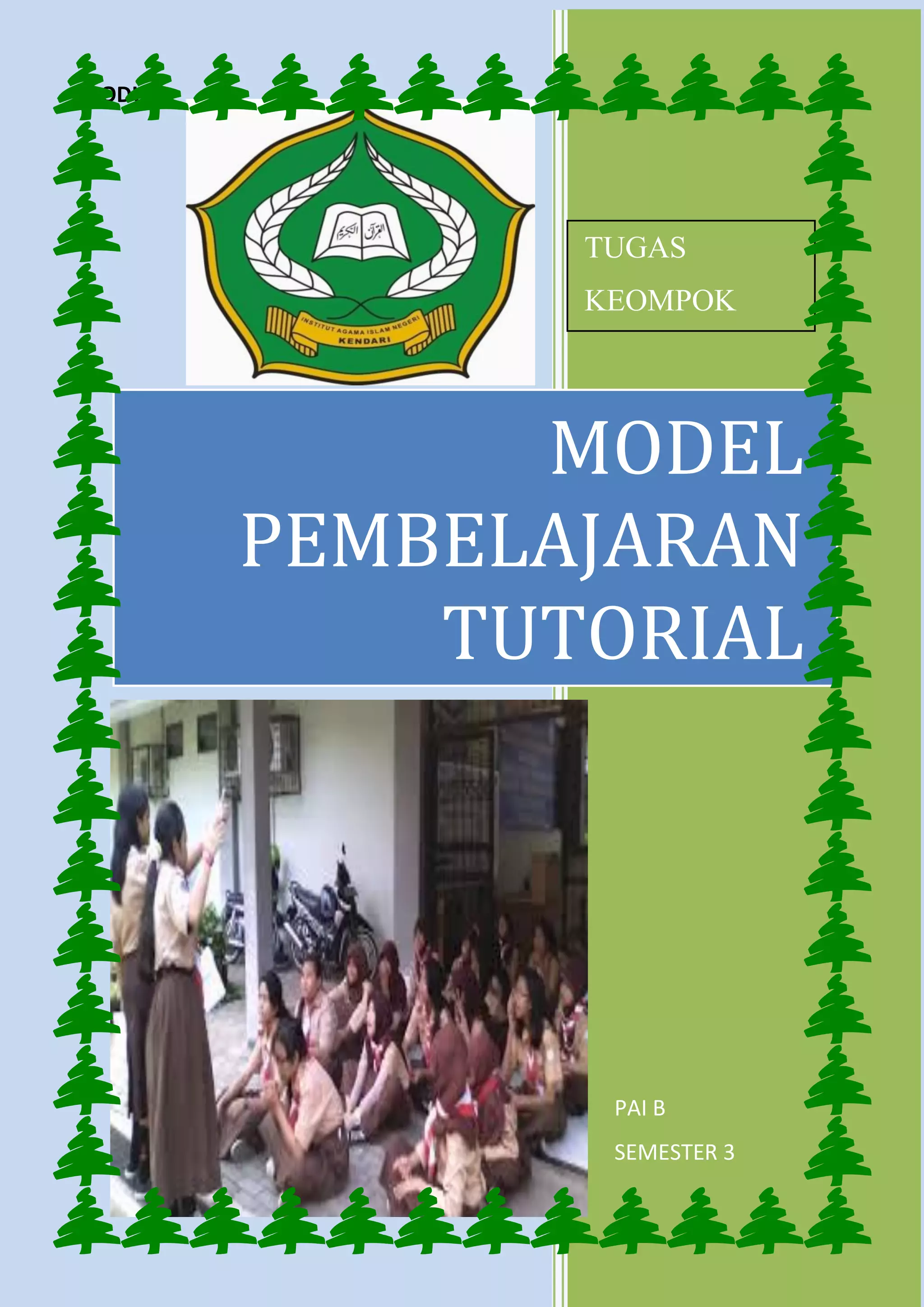 modul model pembelajaran tutorial | PDF
