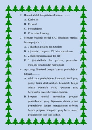 modul model pembelajaran tutorial | PDF