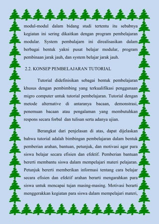 modul model pembelajaran tutorial | PDF
