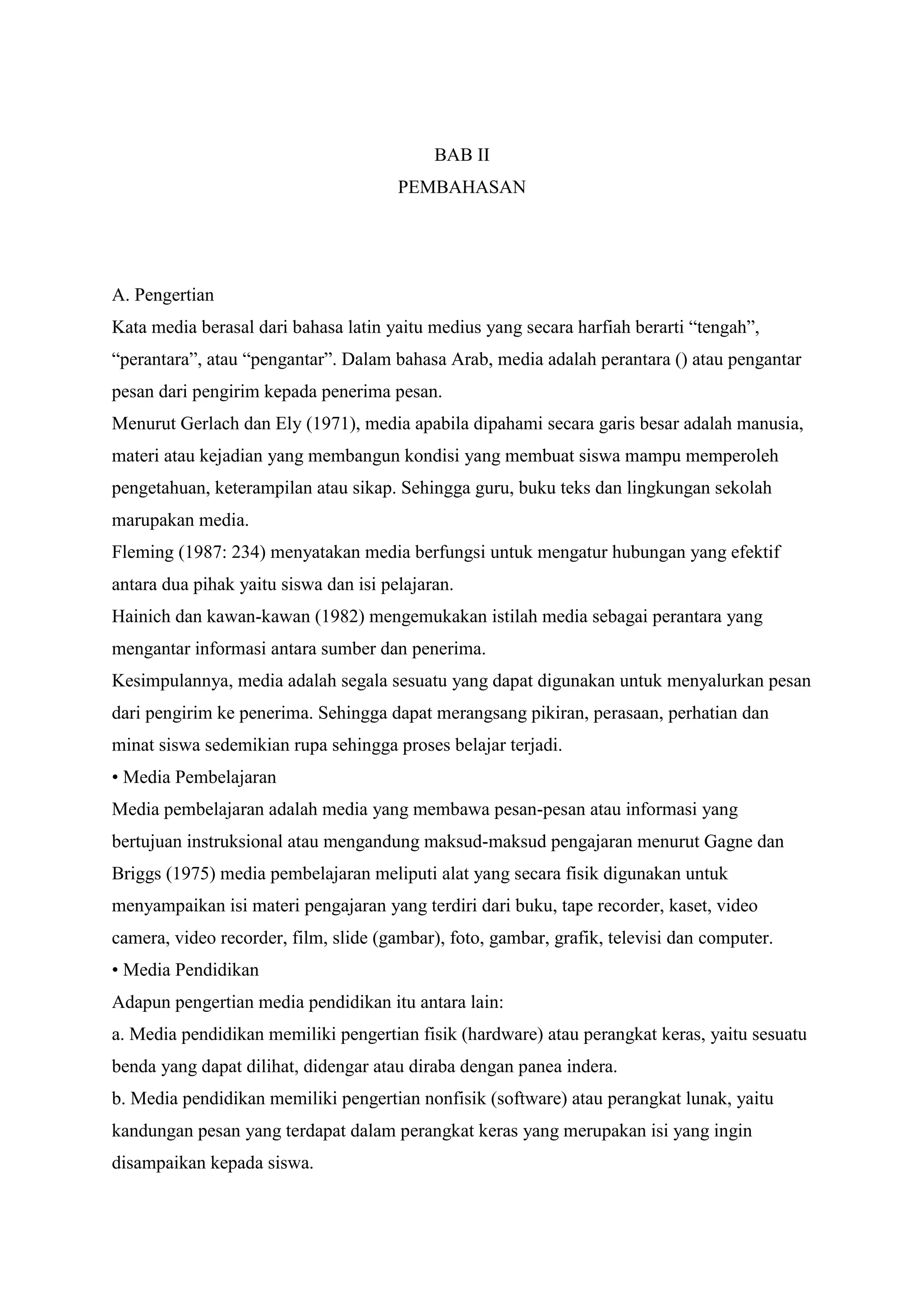 Makalah media pembelajaran bahasa | DOCX