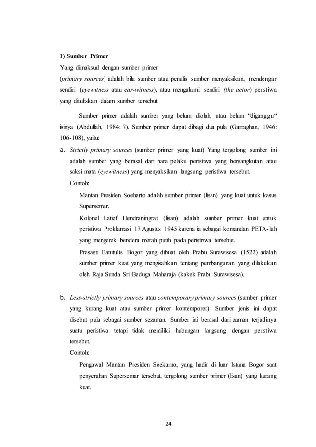 Makalah metode pengumpulan sumber sejarah (1) | PDF