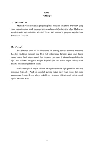 Makalah microsoft | DOCX