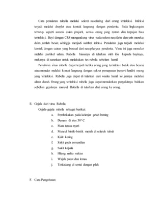 Makalah mikrobiologi virus rubella new | DOCX