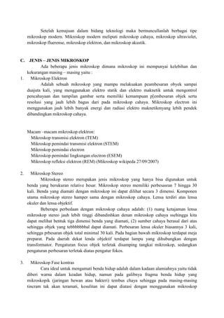Makalah mikroskop | DOCX