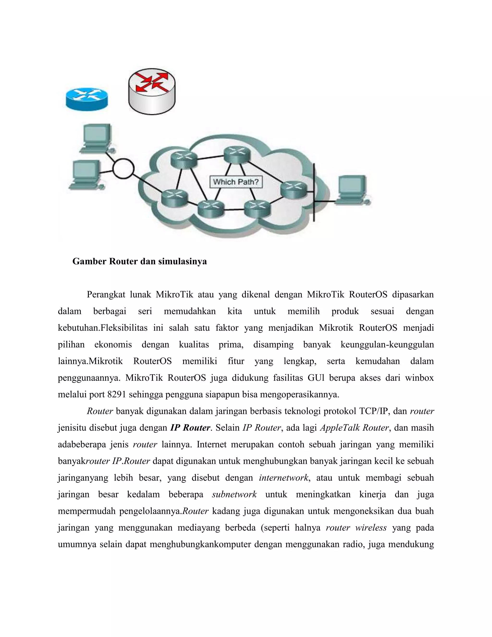 Makalah mikrotik | DOCX