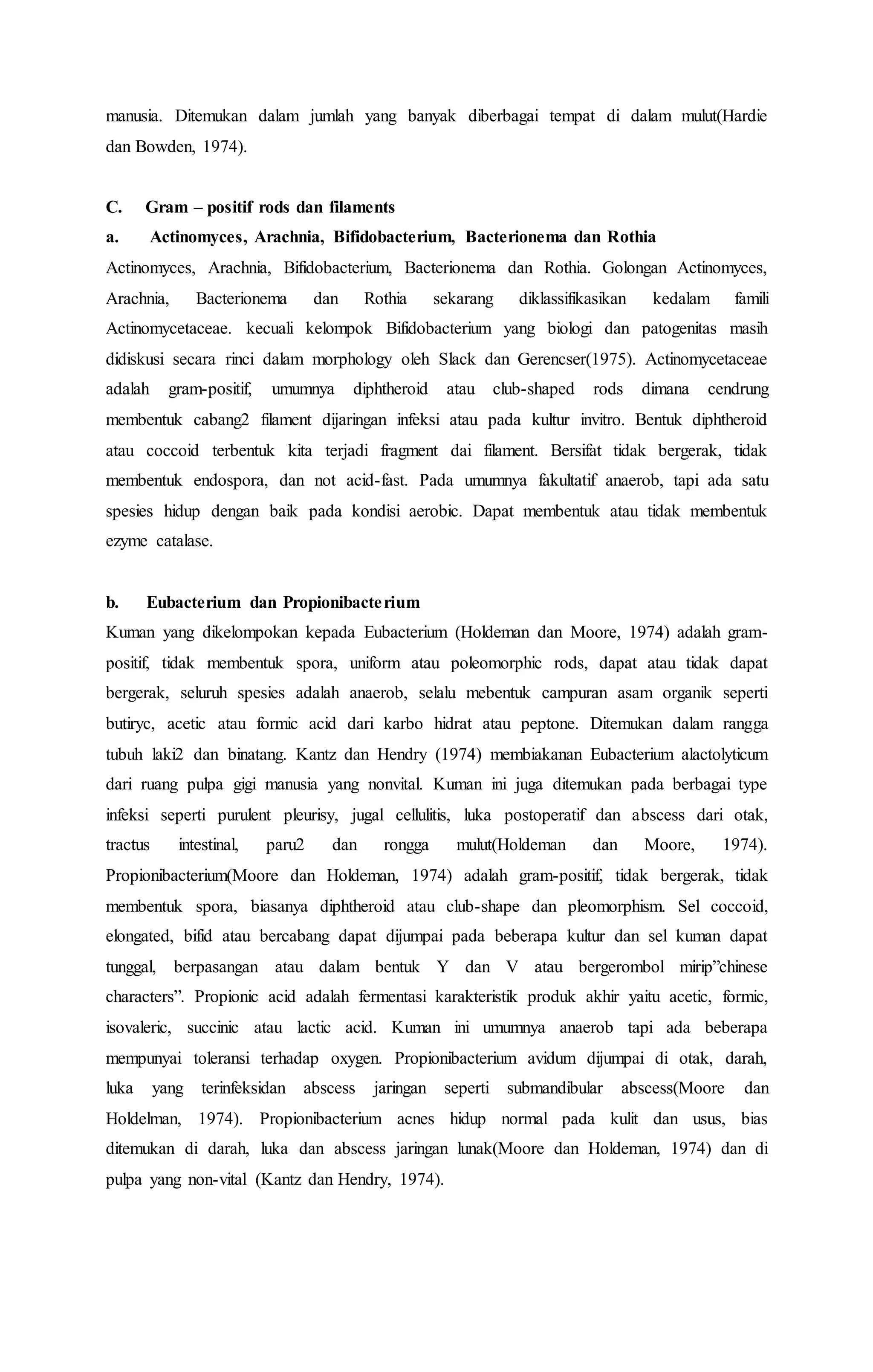 Makalah miktoganisme pada mulut dan gigi | DOCX