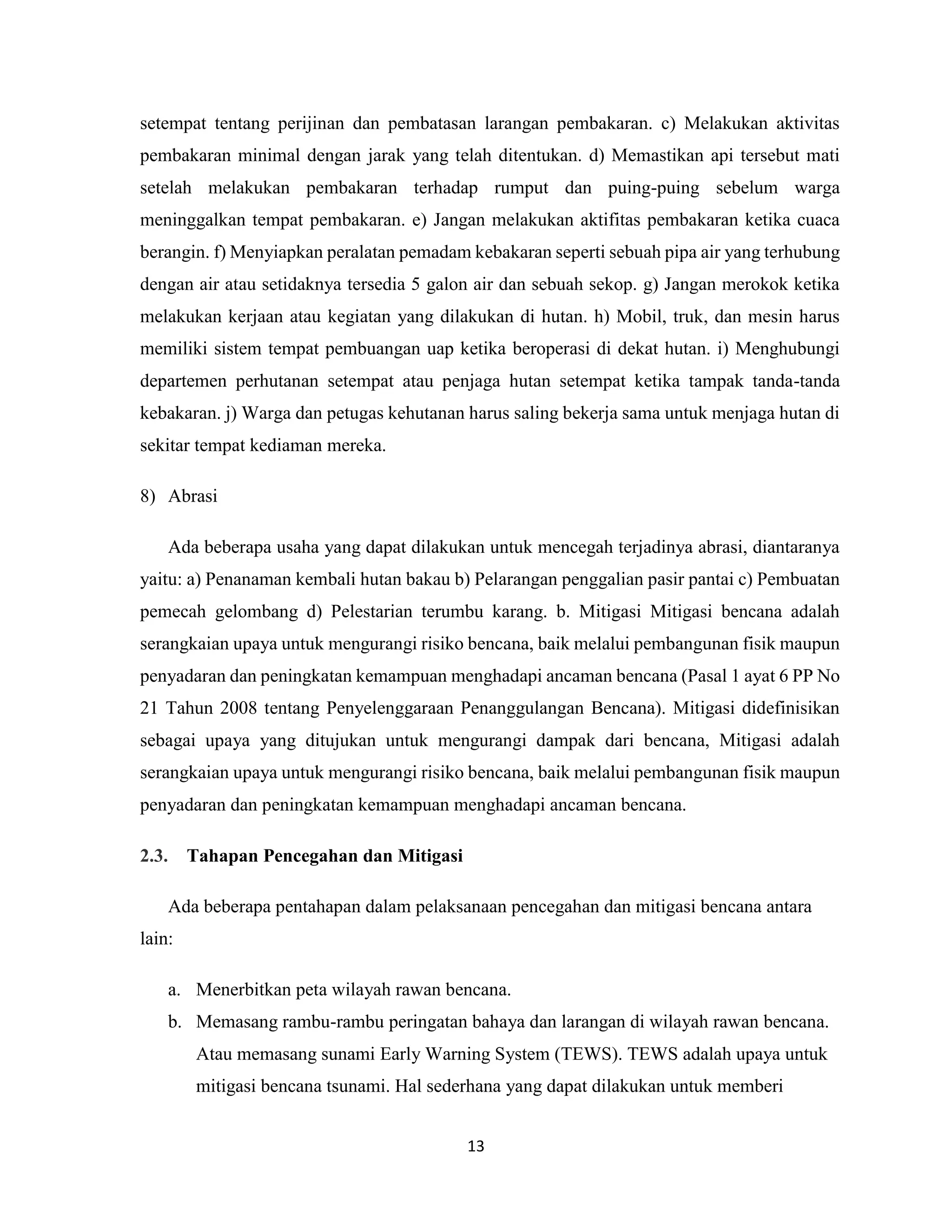 Makalah Mitigasi Bencana Pesisir - Potensi Bencana Pesisir dan Upaya ...