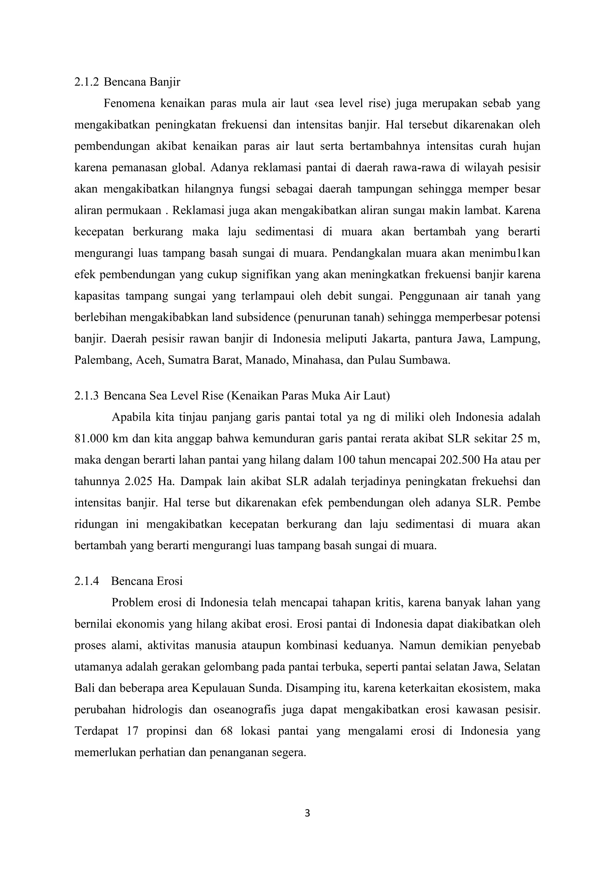 Makalah Mitigasi Bencana Pesisir - Potensi Bencana Pesisir dan Upaya ...