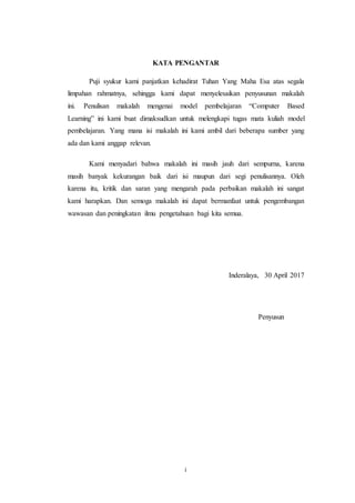 Makalah model pembelajaran cbl | DOCX