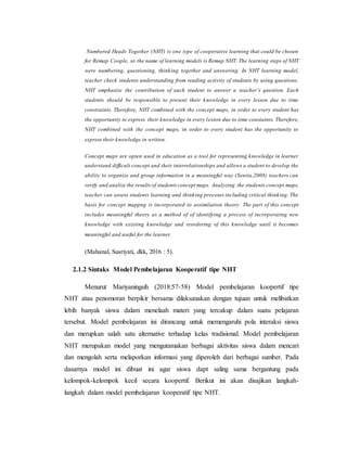 Makalah model pembelajaran nht | DOCX