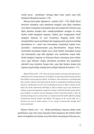 Makalah model pengawasan laku | PDF