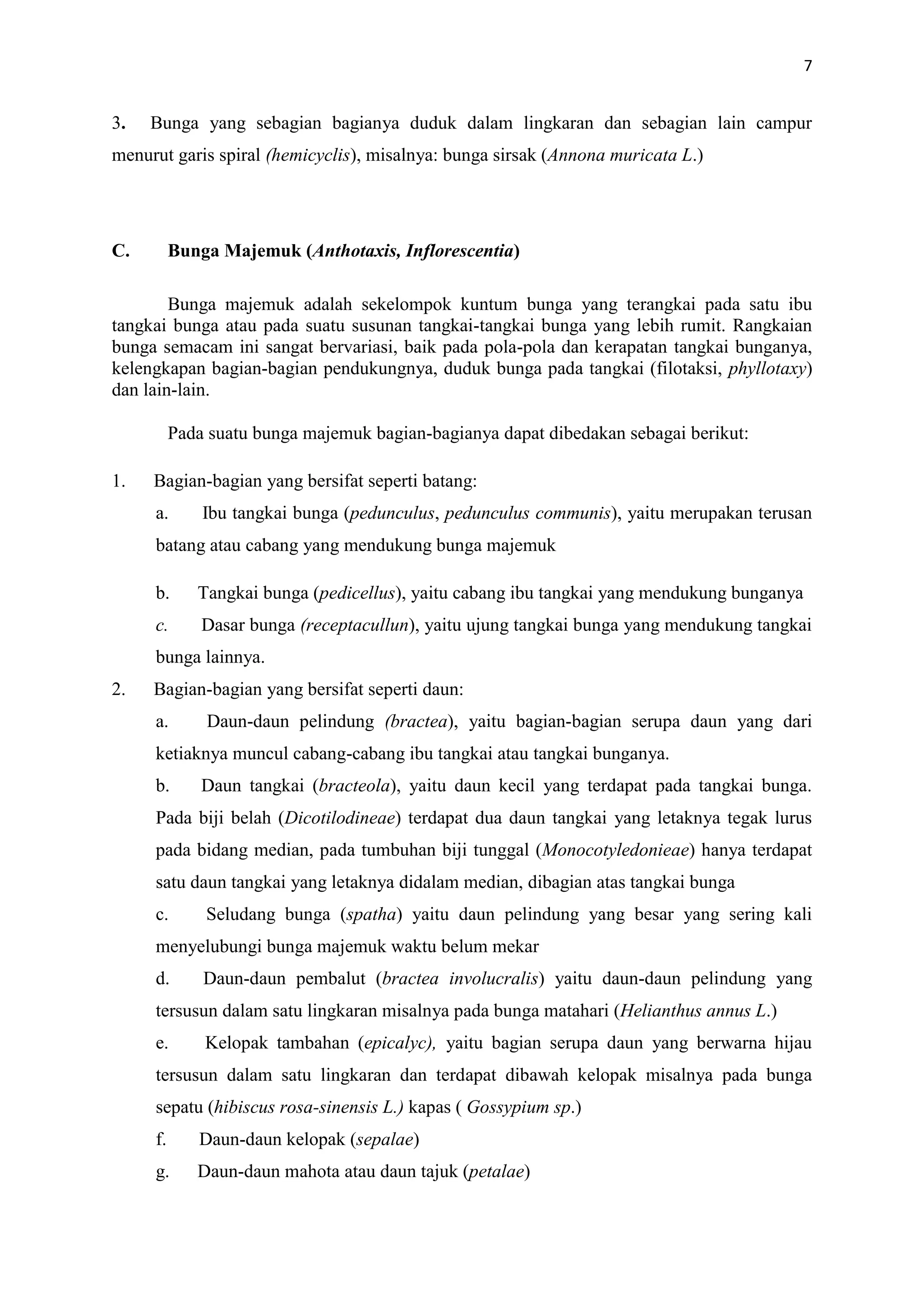 Makalah morfotum alat perkembangbiakan bunga | DOCX