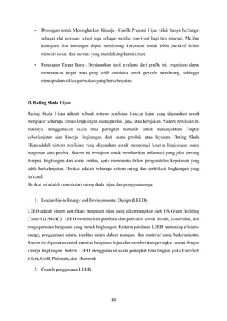 Paper Manajemen Sumber Daya Manusia (MSDM) EVALUASI KINERJA HIJAU | PDF