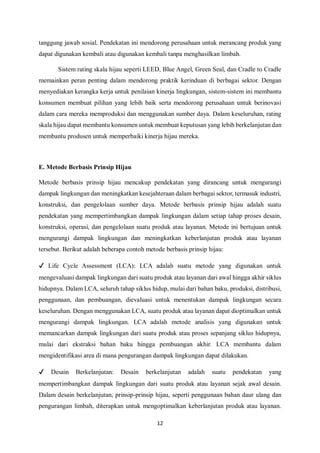 Paper Manajemen Sumber Daya Manusia (MSDM) EVALUASI KINERJA HIJAU | PDF
