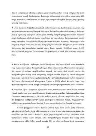 Paper Manajemen Sumber Daya Manusia (MSDM) EVALUASI KINERJA HIJAU | PDF