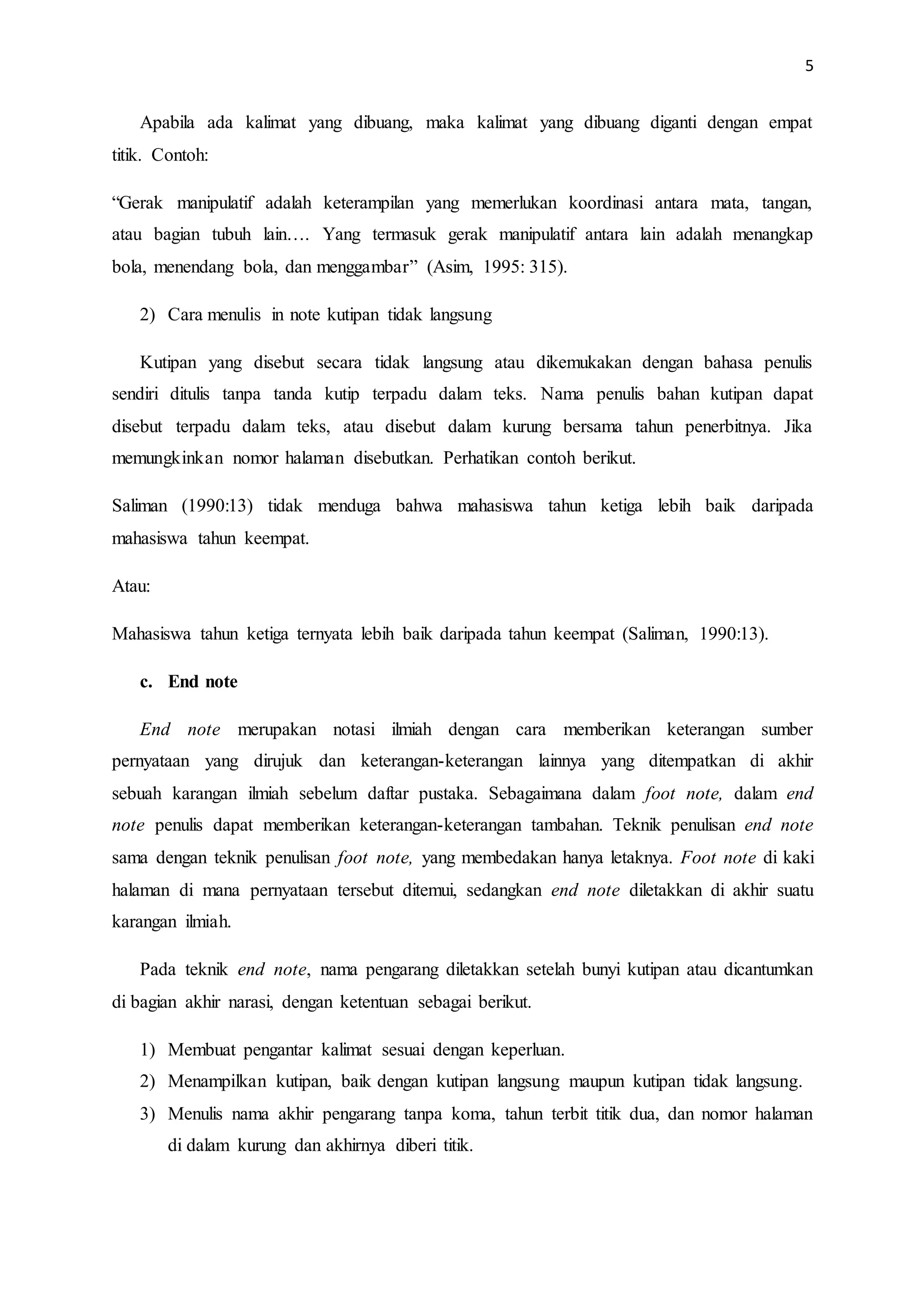 Makalah notasi ilmiah | DOCX